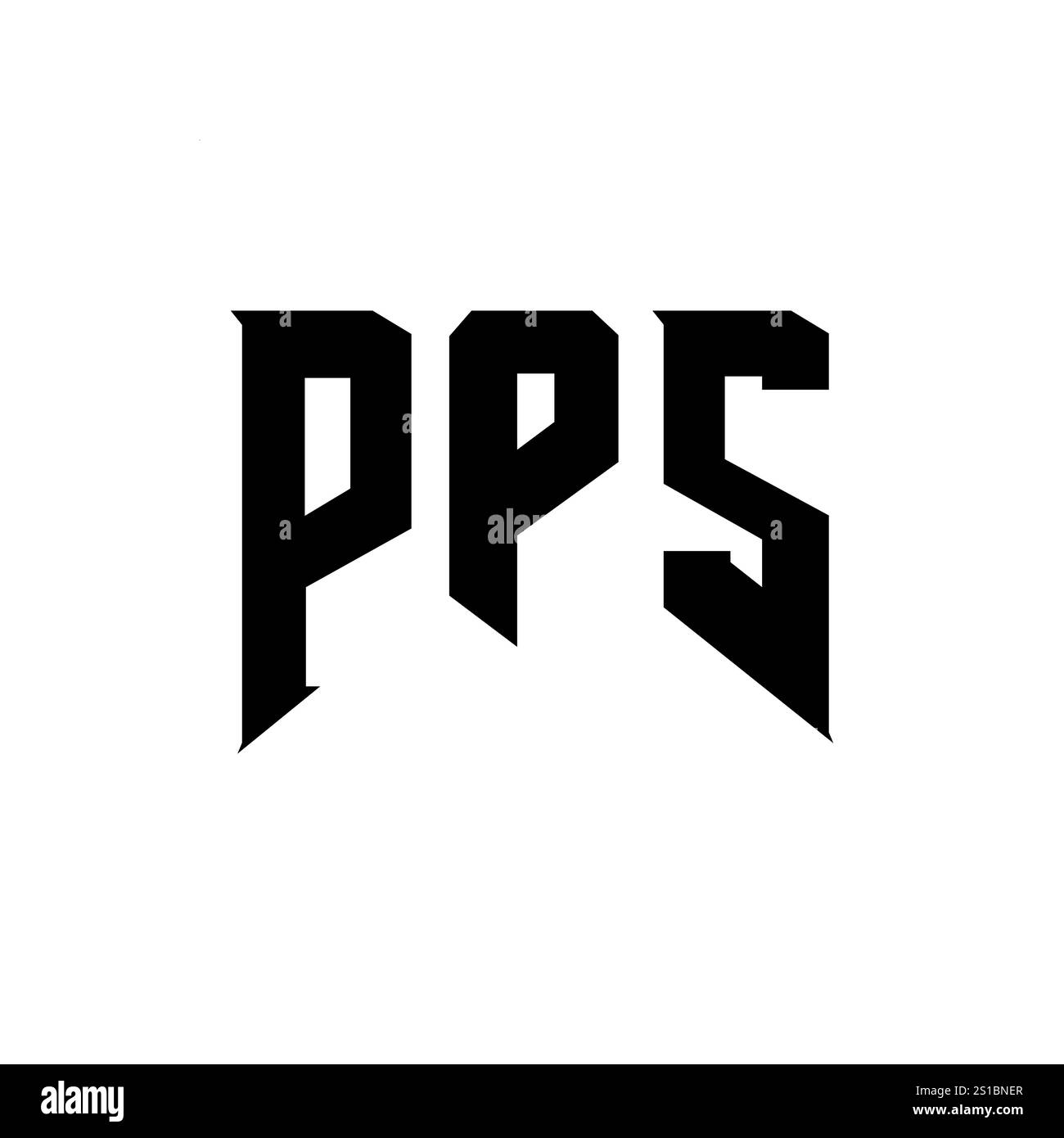 PPS letter logo design for technology company. PPS logo design black ...