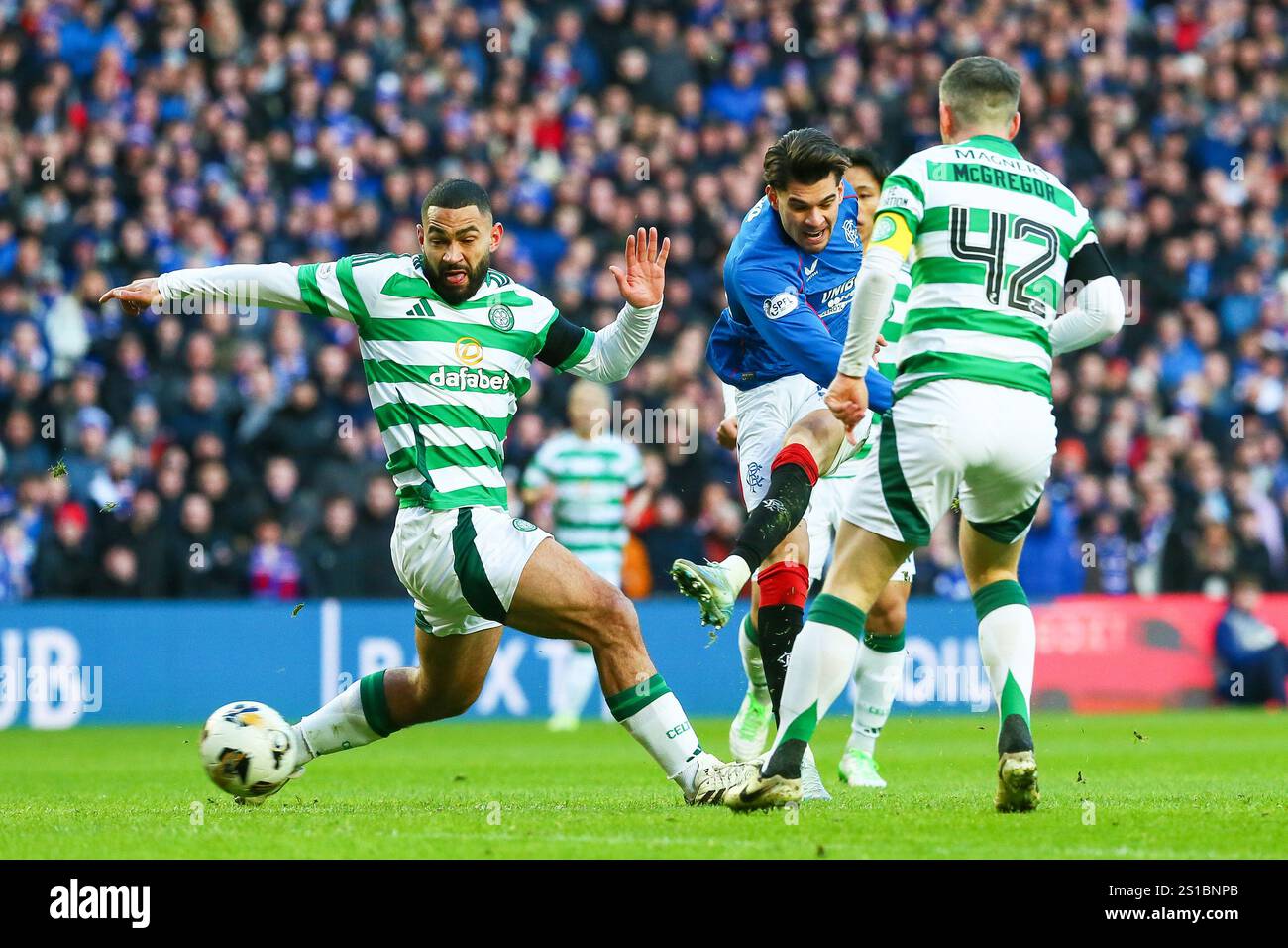 Glasgow, UK. 02nd Jan, 2025. Rangers played Celtic at Ibrox, Glasgow ...