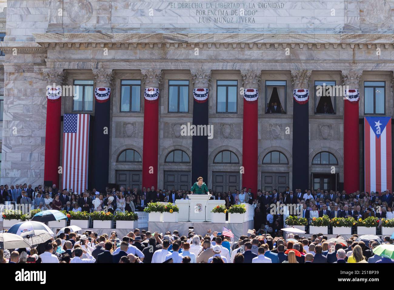 Jenniffer Gonzalez Colon speaks after she was sworn in as governor ...