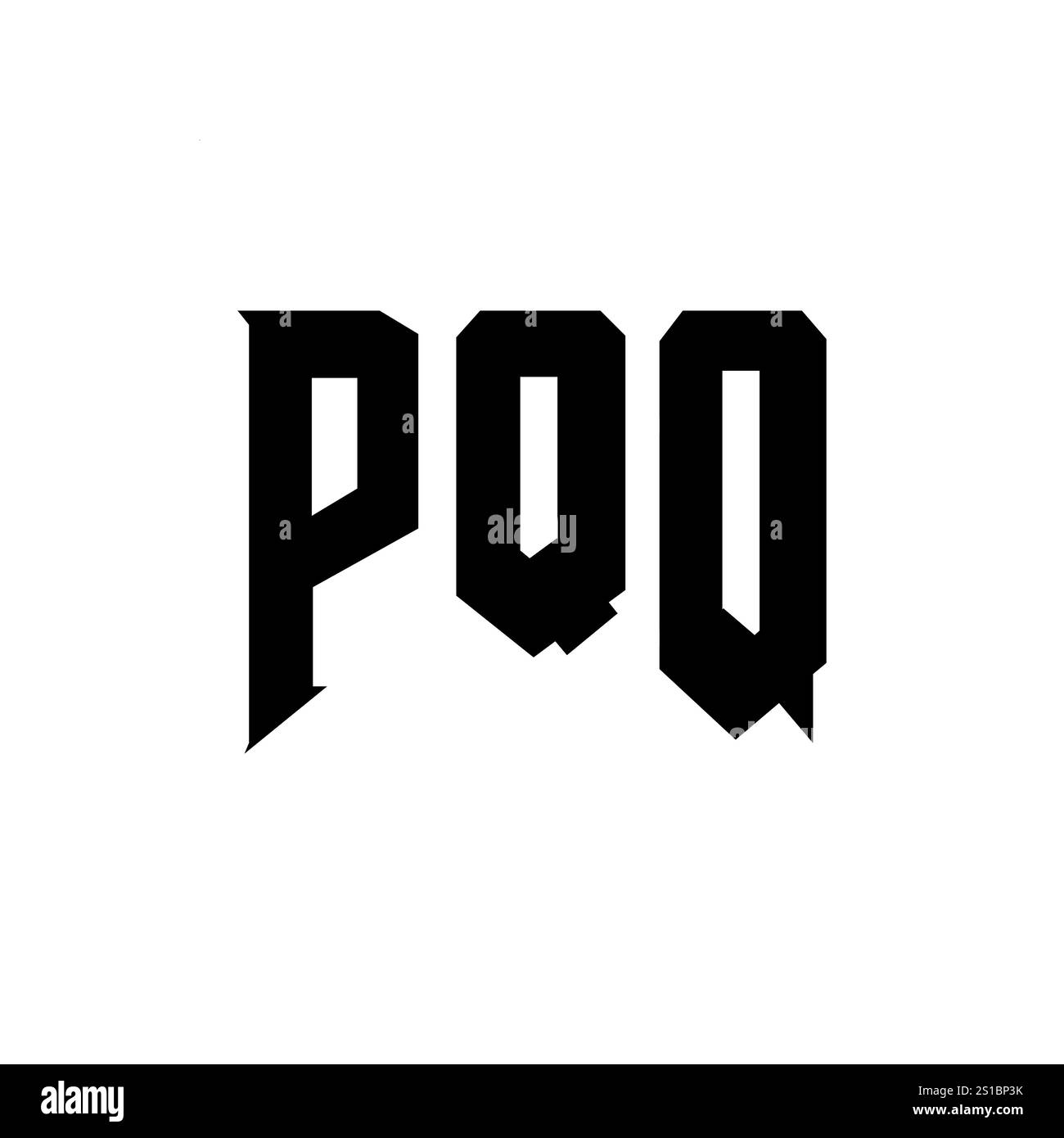 PQQ letter logo design for technology company. PQQ logo design black ...