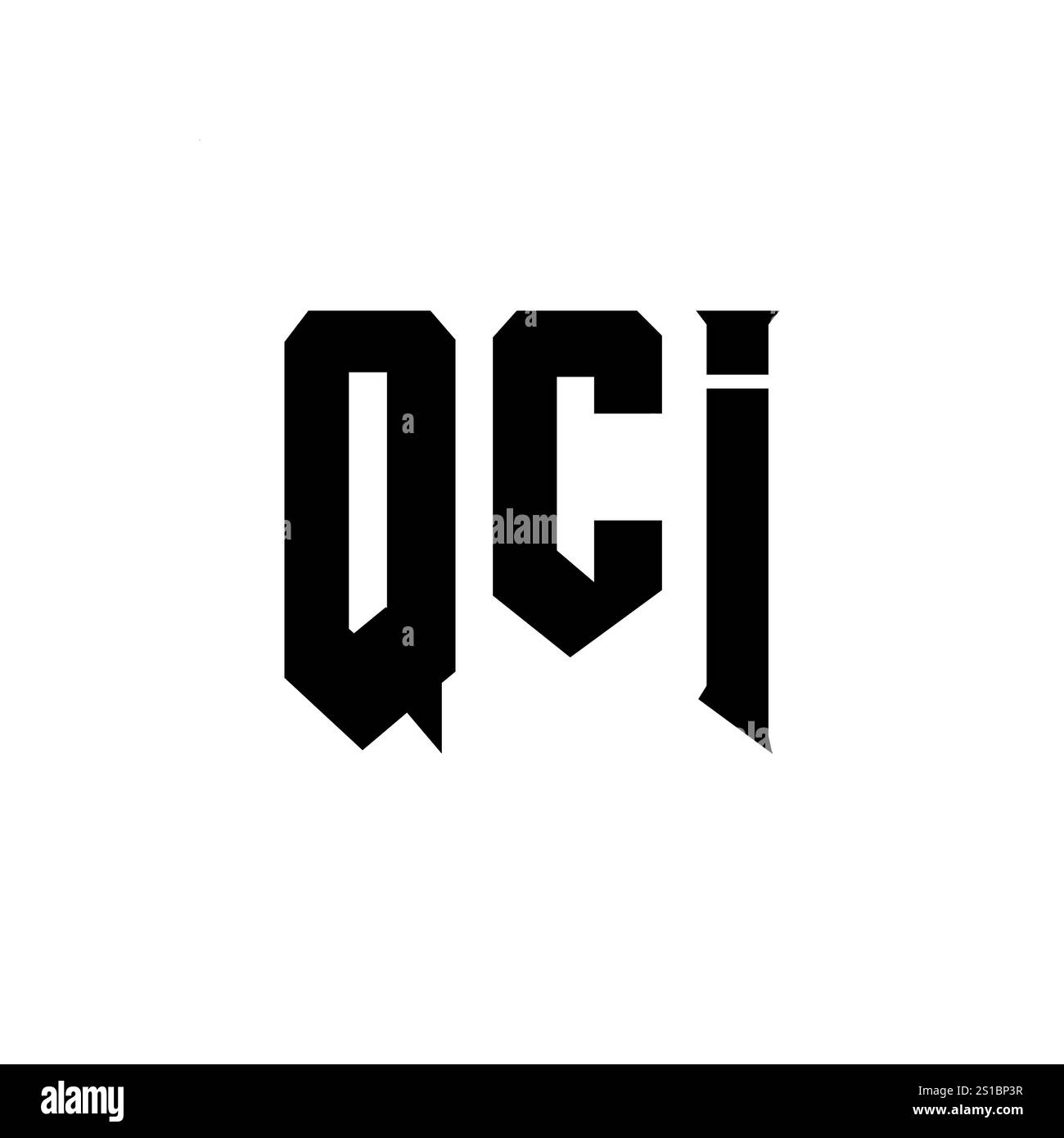 Qci logo design hi-res stock photography and images - Alamy