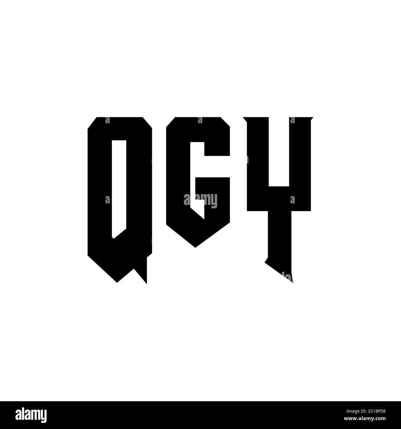 QGY letter logo design for technology company. QGY logo design black ...