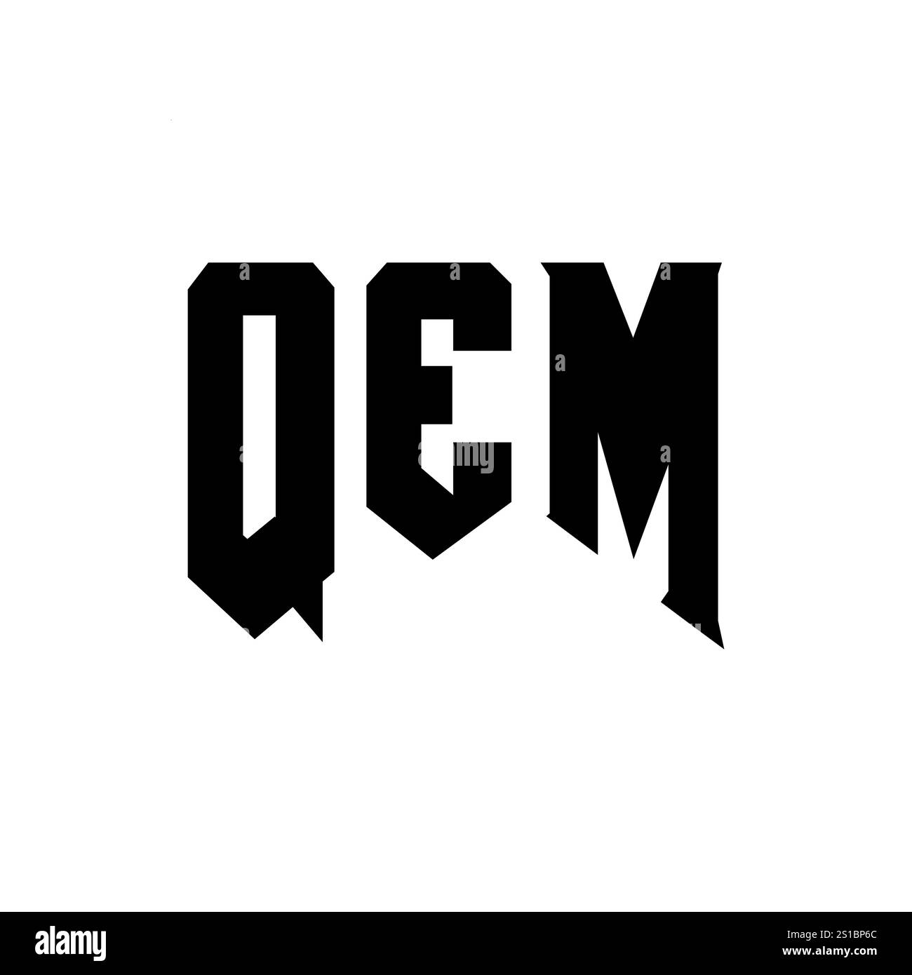Qem logo design hi-res stock photography and images - Alamy