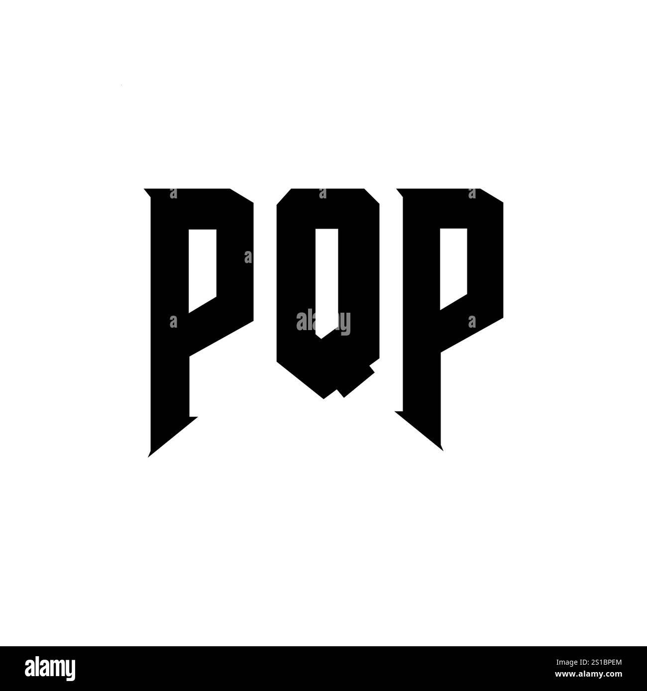 PQP letter logo design for technology company. PQP logo design black ...