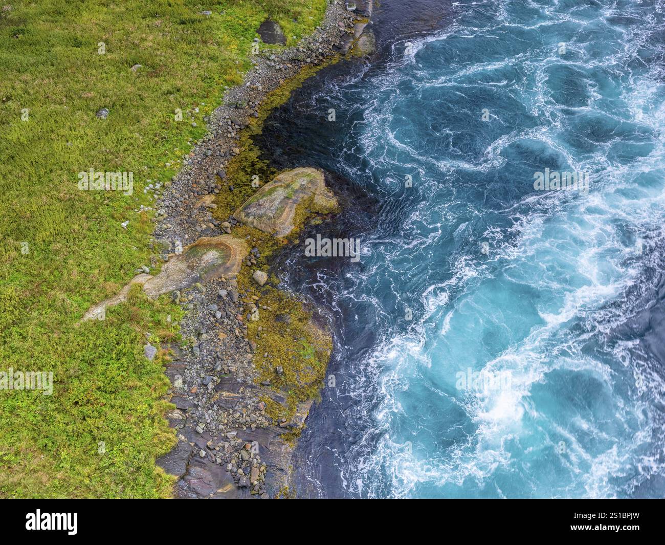 Saltstraumen, Salten, tidal stream, Saltfjord, Bodo, Norway, Europe ...