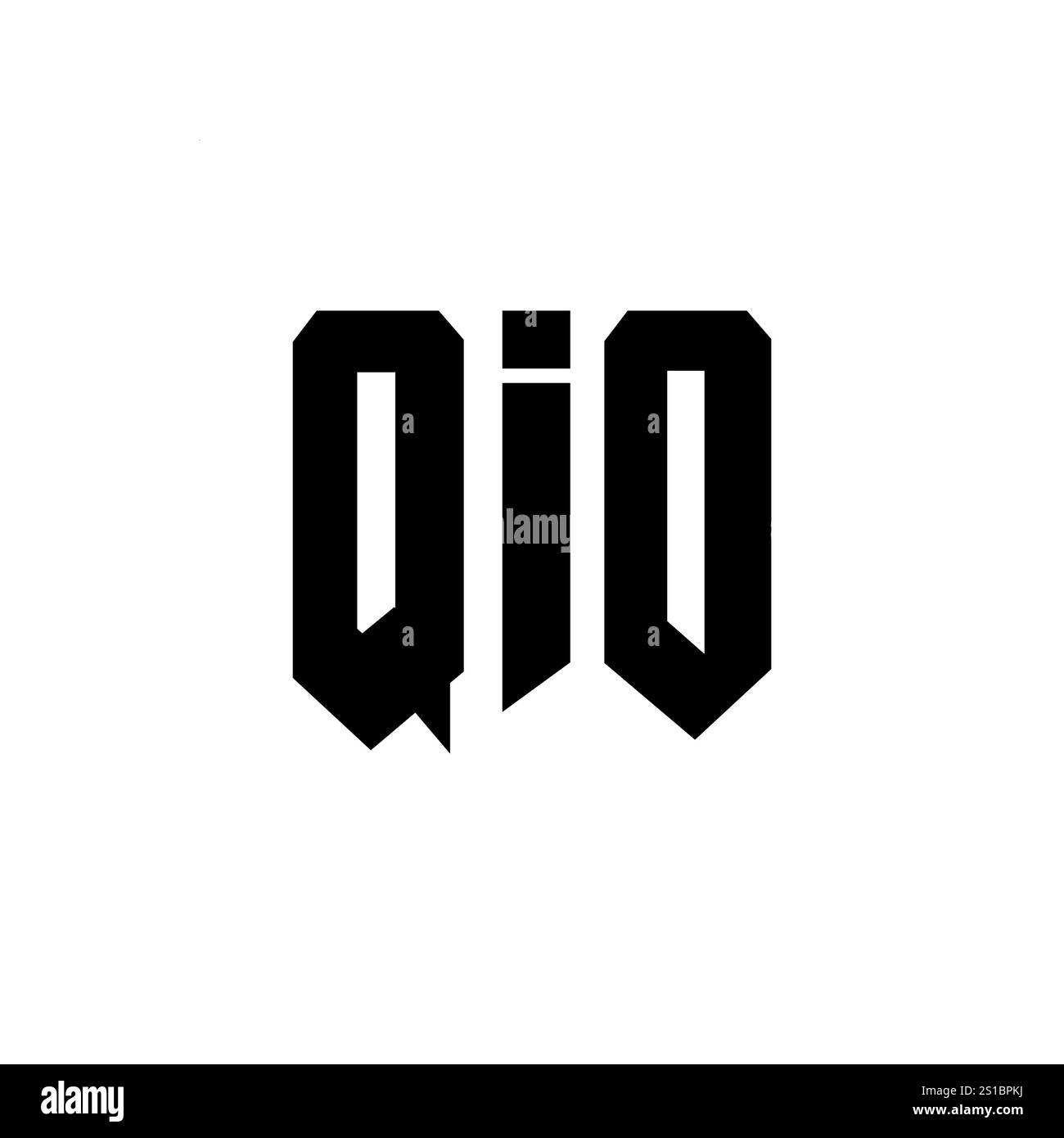 Qio logo design hi-res stock photography and images - Alamy