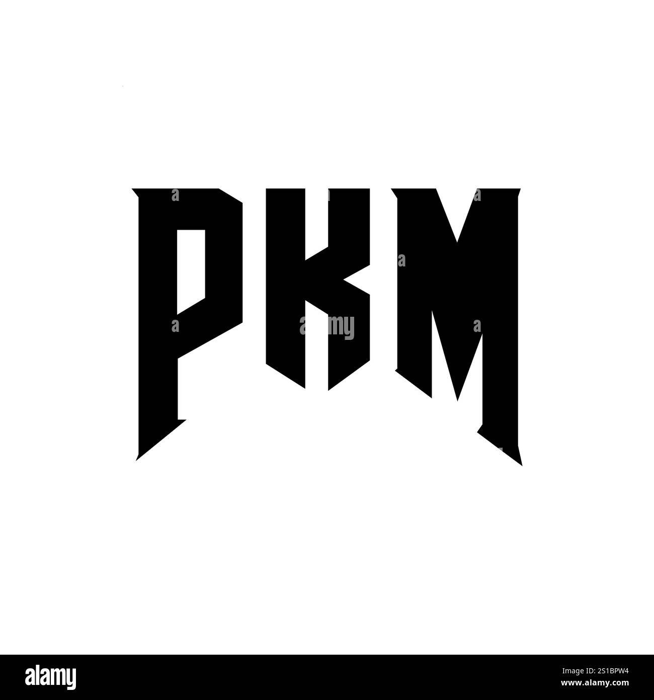 Pkm logo design hi-res stock photography and images - Alamy
