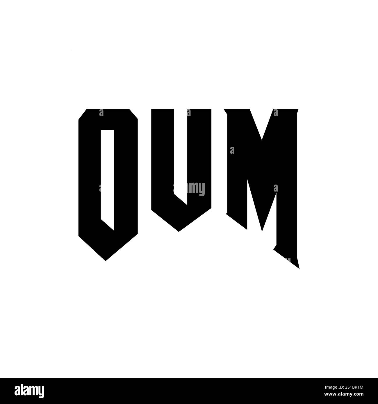 Oum logo design hi-res stock photography and images - Alamy