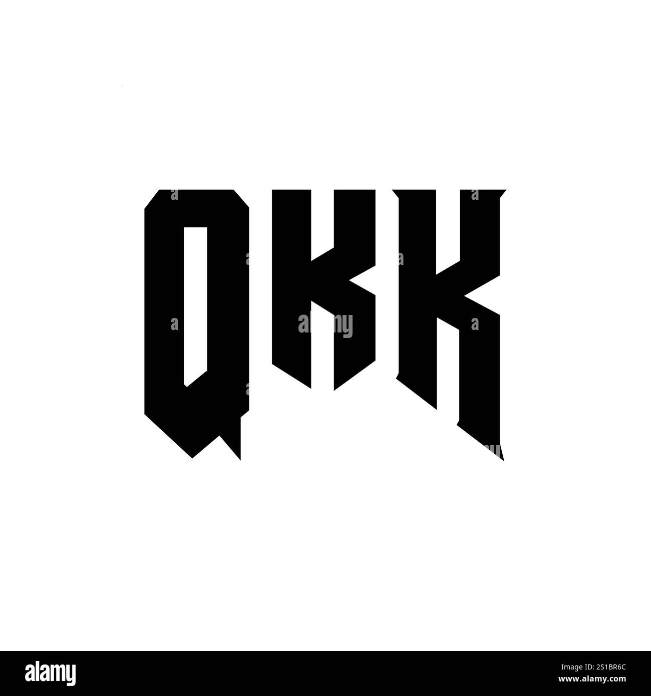 Qkk logo design Stock Vector Images - Alamy