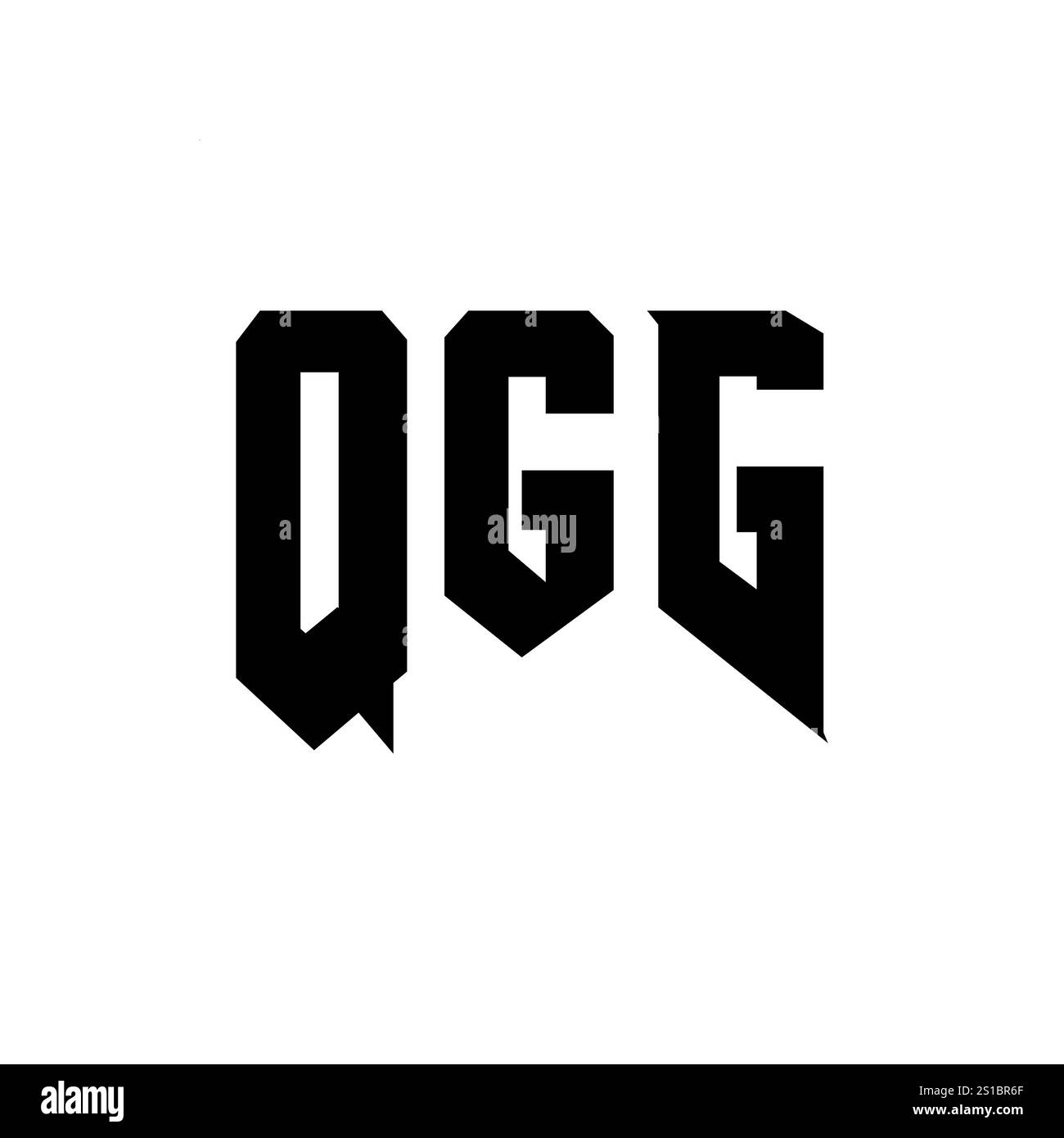 Qgg logo design hi-res stock photography and images - Alamy