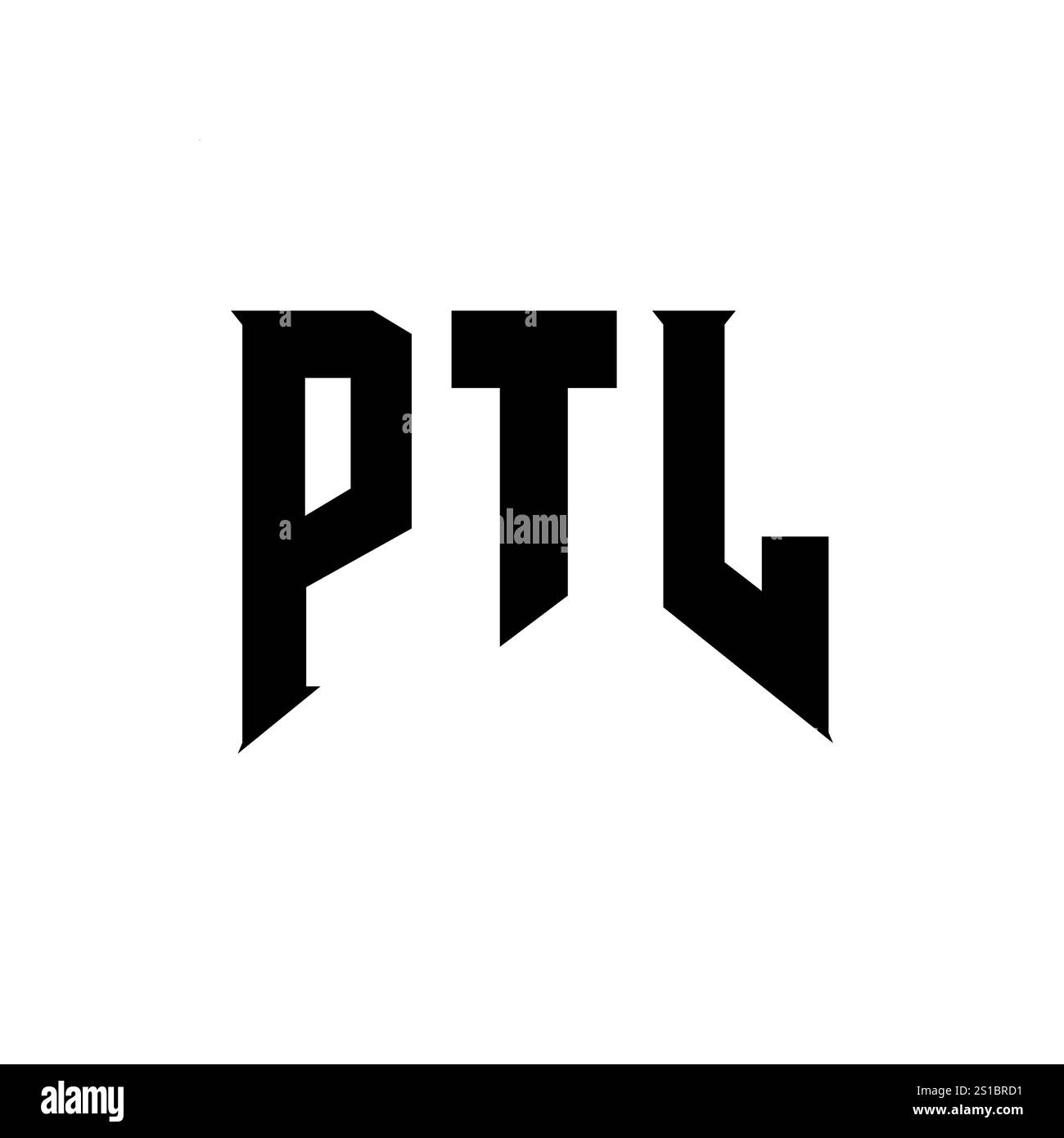 PTL letter logo design for technology company. PTL logo design black ...