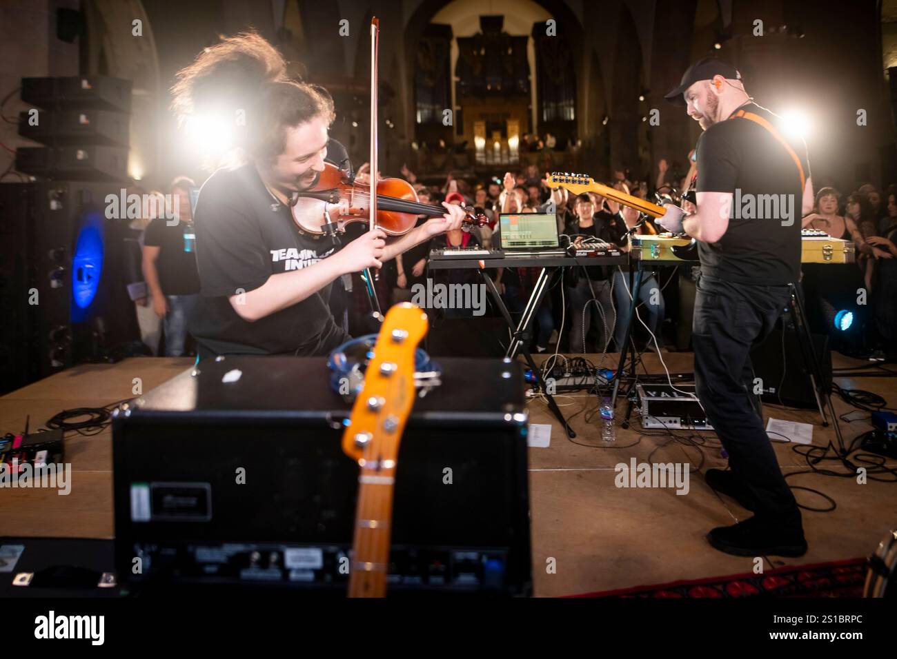 Edinburgh, Scotland. Wed 1 January 2025. Acclaimed Scottish electronic ...