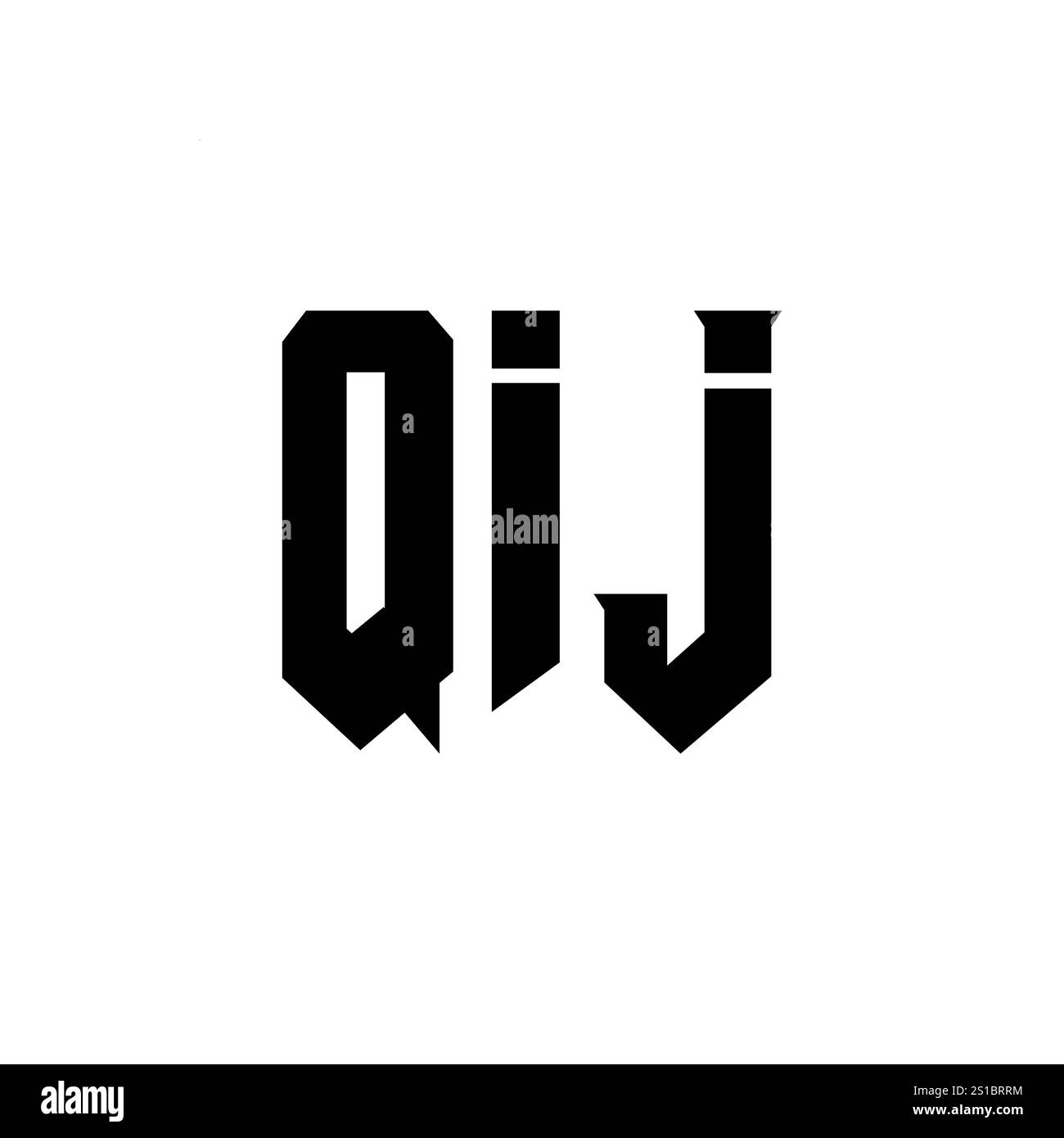 Qij logo design hi-res stock photography and images - Alamy
