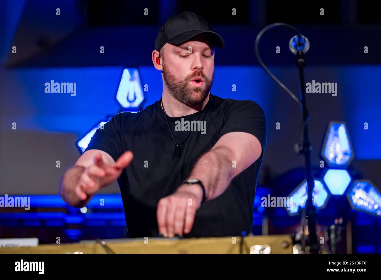 Edinburgh, Scotland. Wed 1 January 2025. Acclaimed Scottish electronic ...