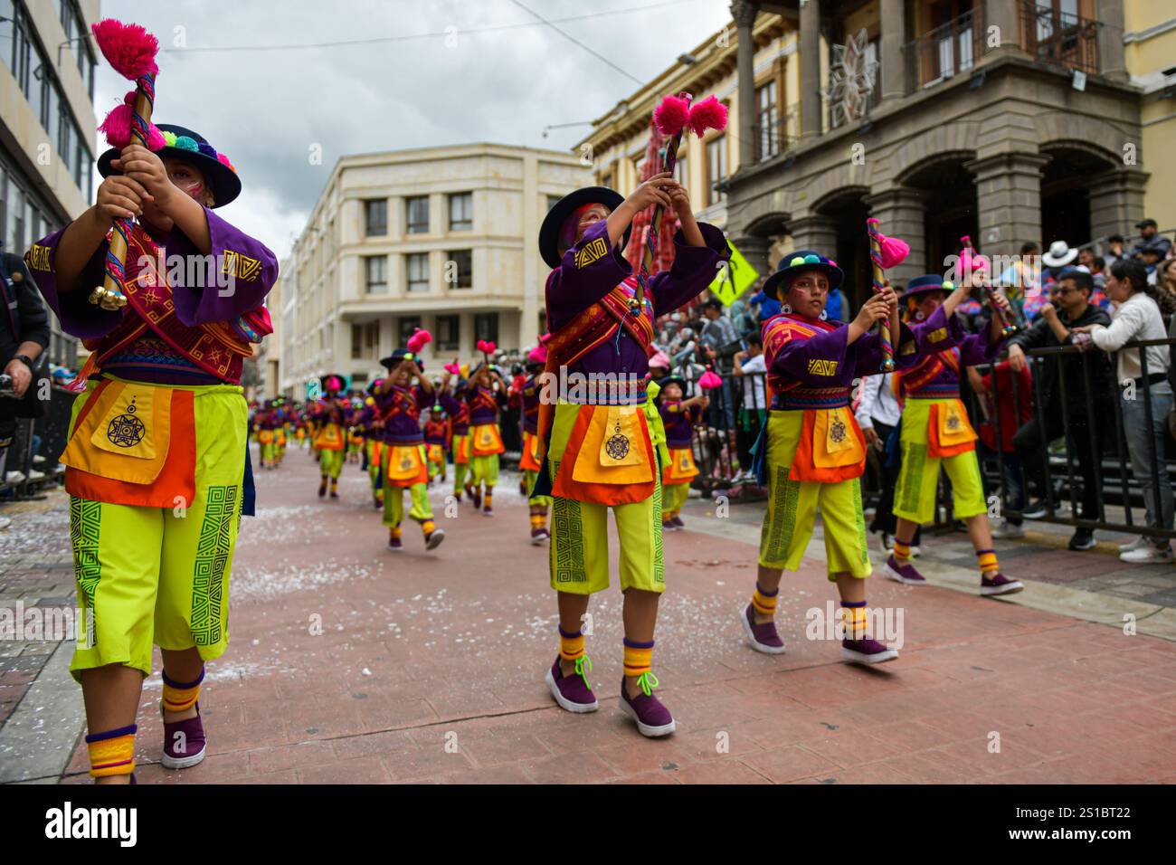 Kid-artist agreggations take part during the inauguration 'Small ...