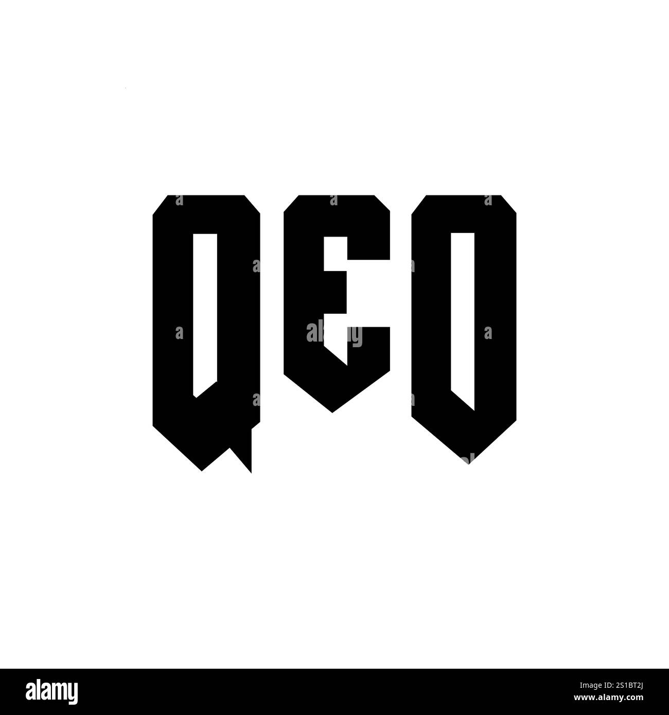 Qeo logo design hi-res stock photography and images - Alamy