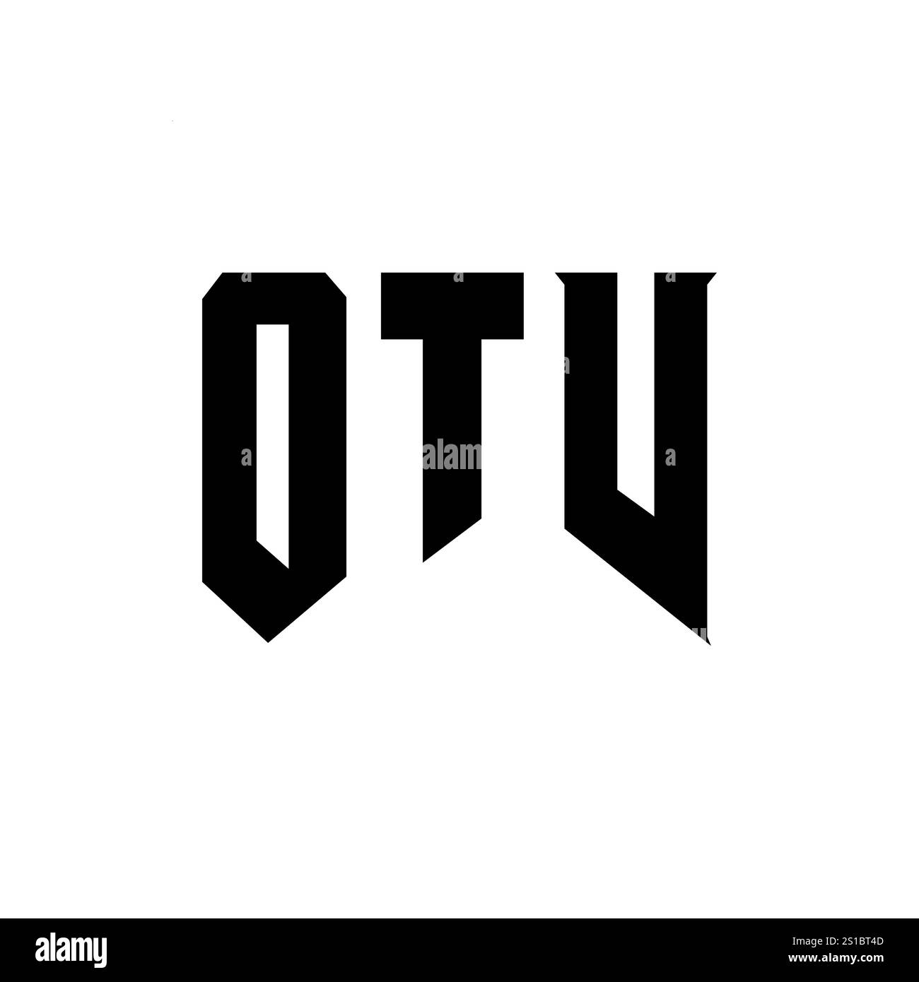 OTV letter logo design for technology company. OTV logo design black ...