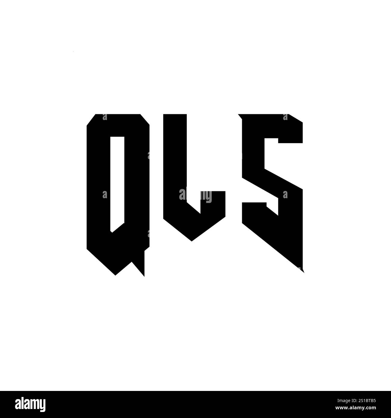 QLS letter logo design for technology company. QLS logo design black ...