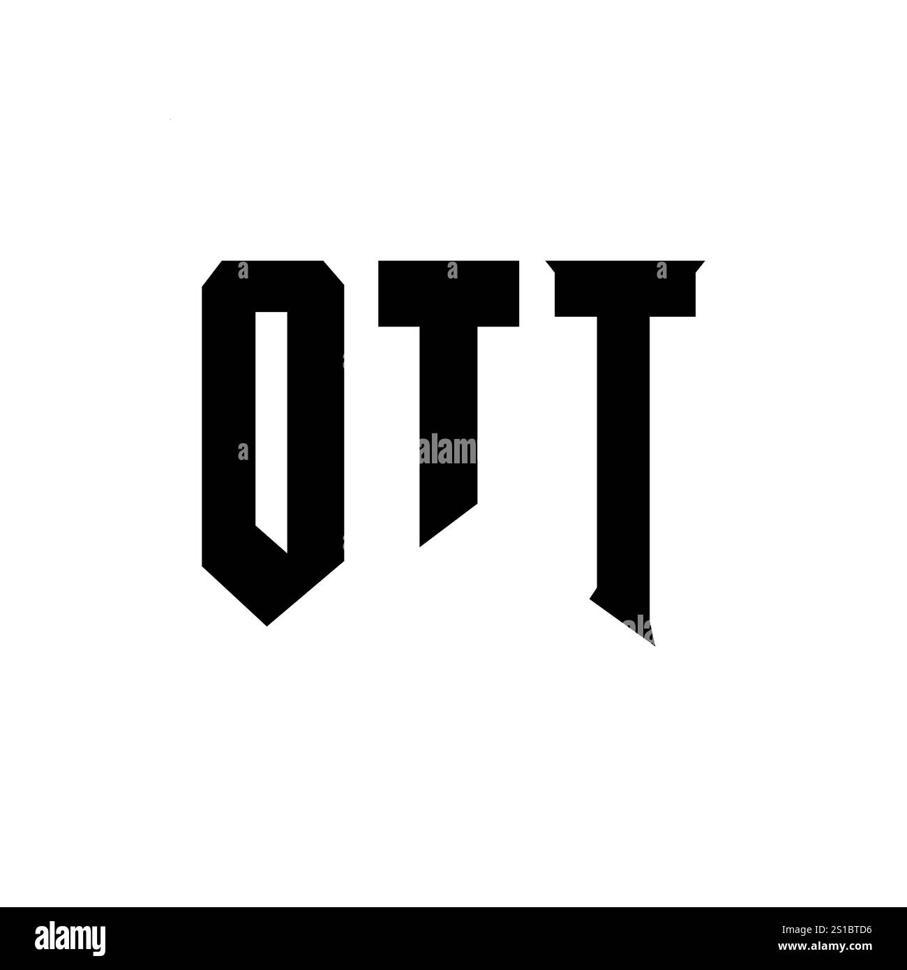 OTT letter logo design for technology company. OTT logo design black ...