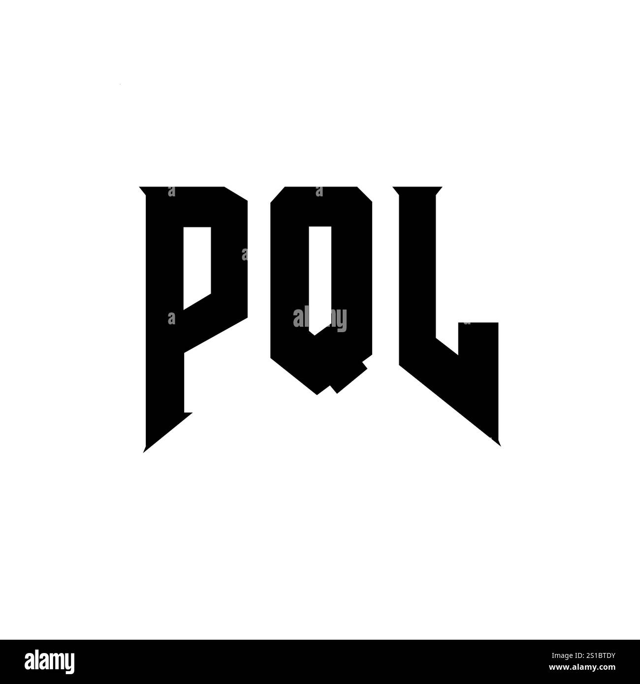 PQL letter logo design for technology company. PQL logo design black ...