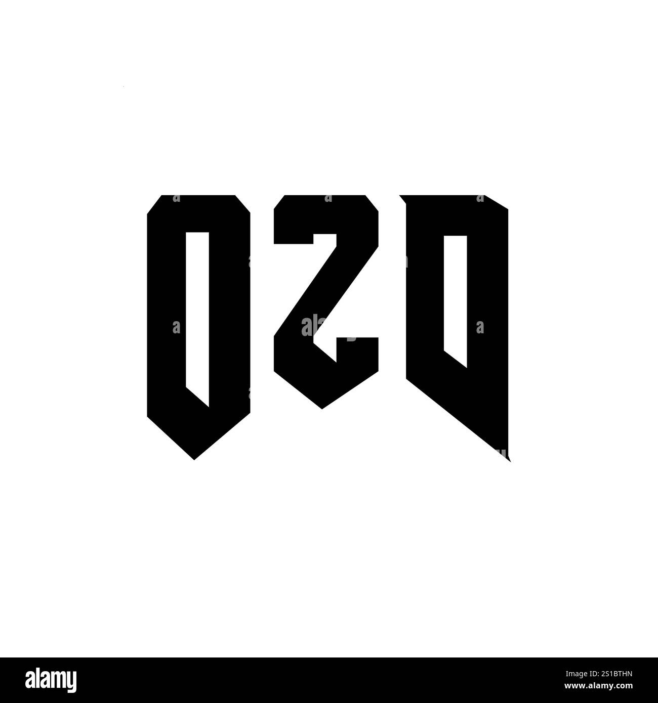 Ozd logo design Stock Vector Images - Alamy