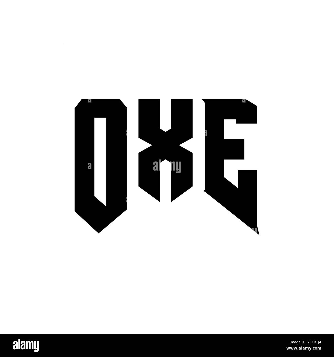 OXE letter logo design for technology company. OXE logo design black ...