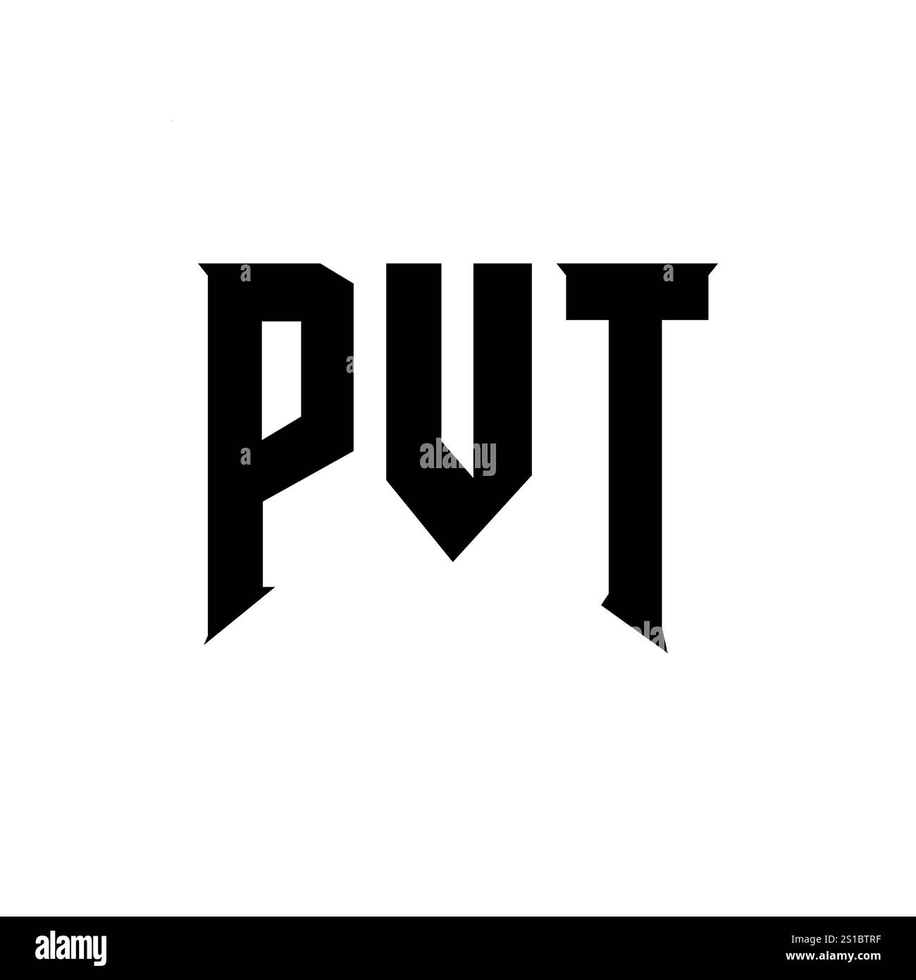 PVT letter logo design for technology company. PVT logo design black ...