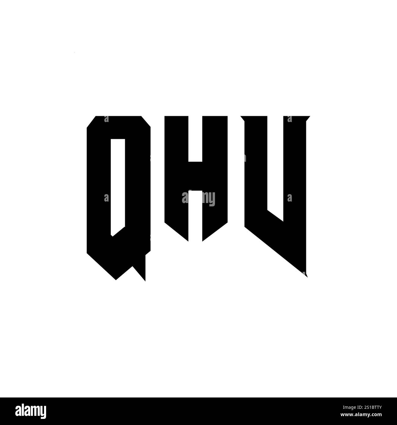 QHV letter logo design for technology company. QHV logo design black ...