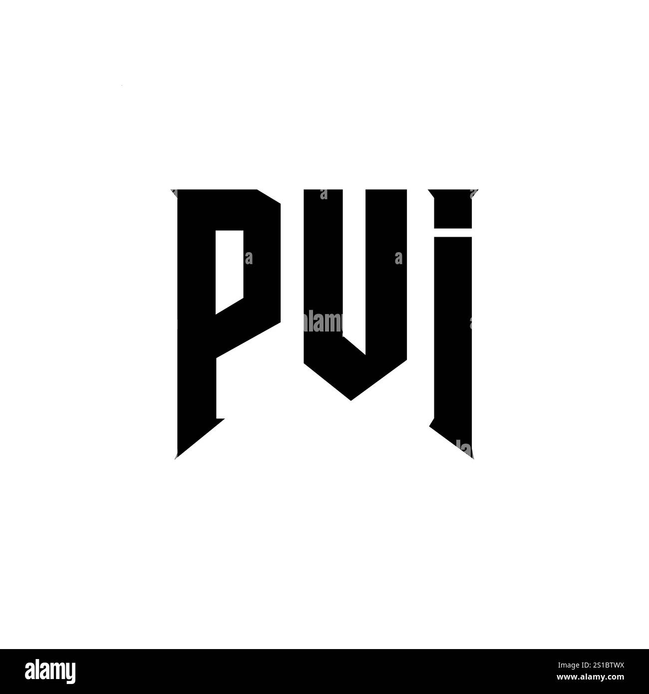 PUI letter logo design for technology company. PUI logo design black ...