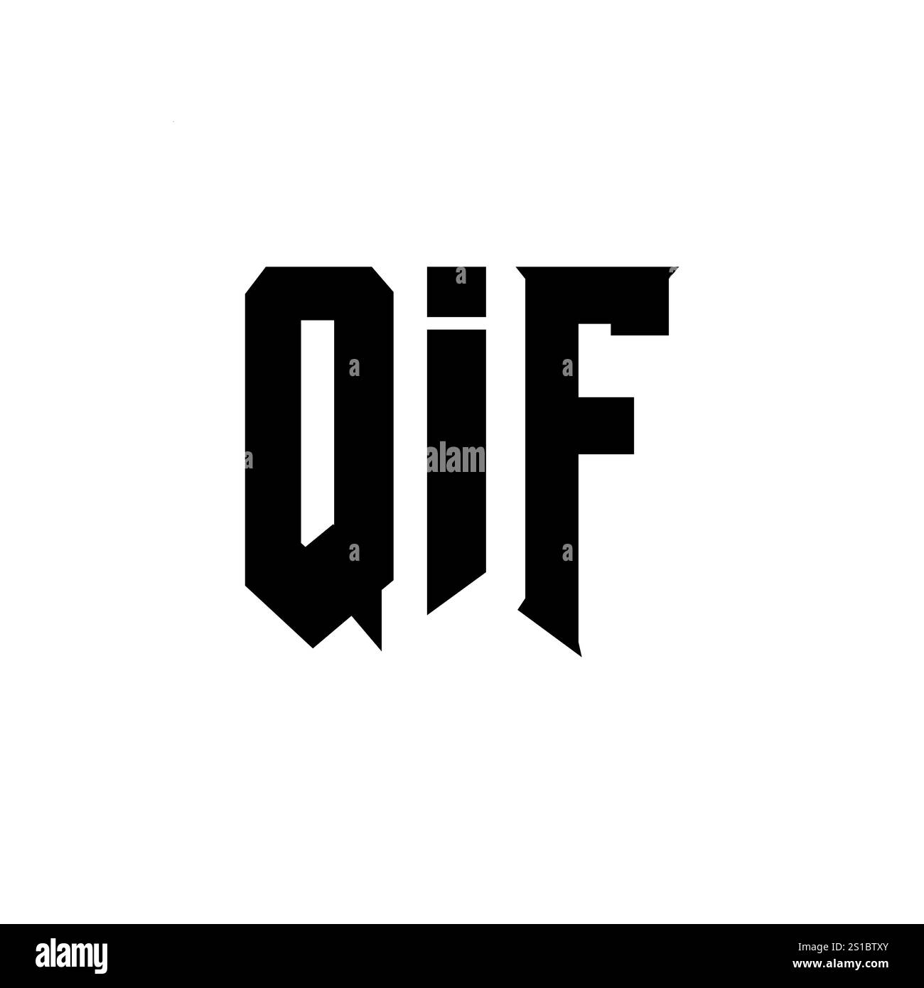 Qif logo design Stock Vector Images - Alamy