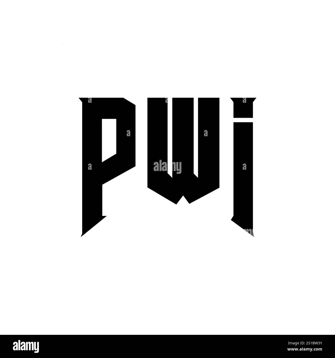 Pwi logo design hi-res stock photography and images - Alamy