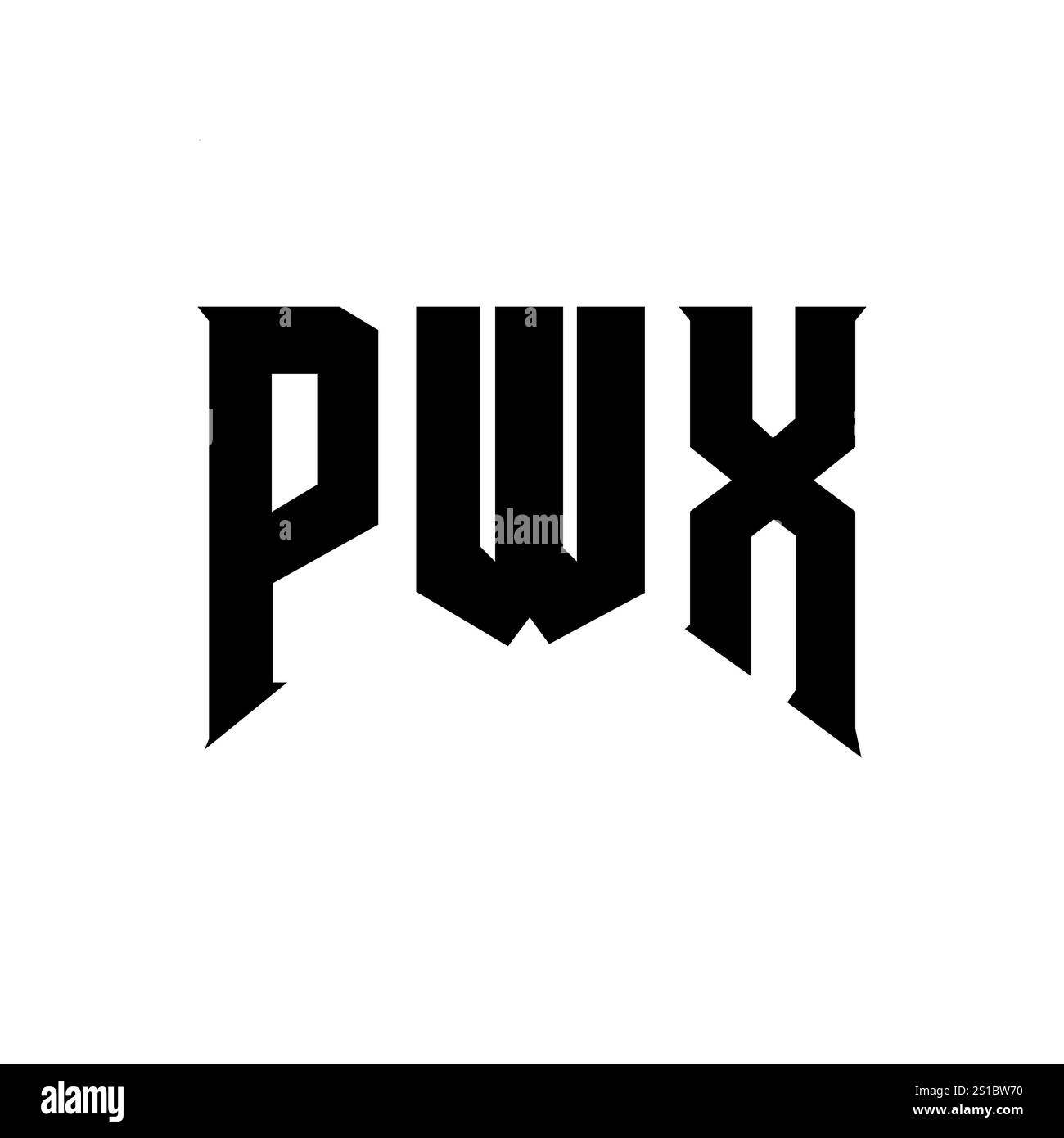 Pwx logo design hi-res stock photography and images - Alamy
