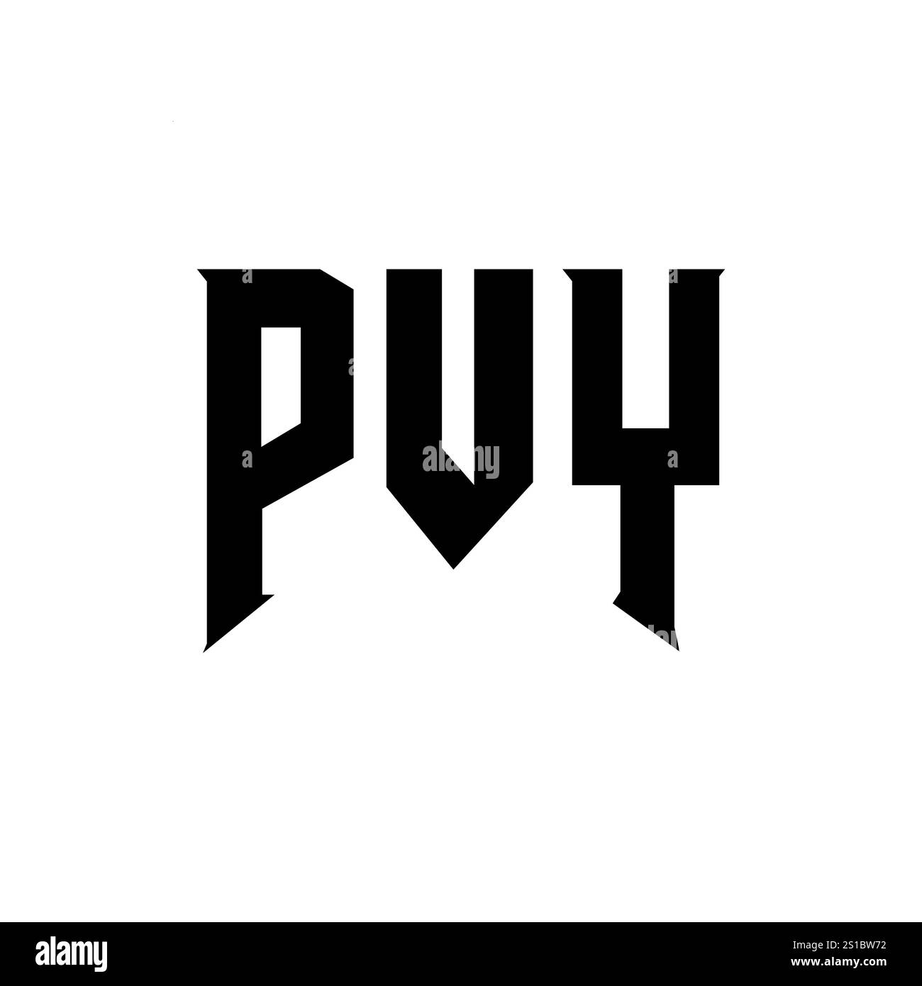 PVY letter logo design for technology company. PVY logo design black ...