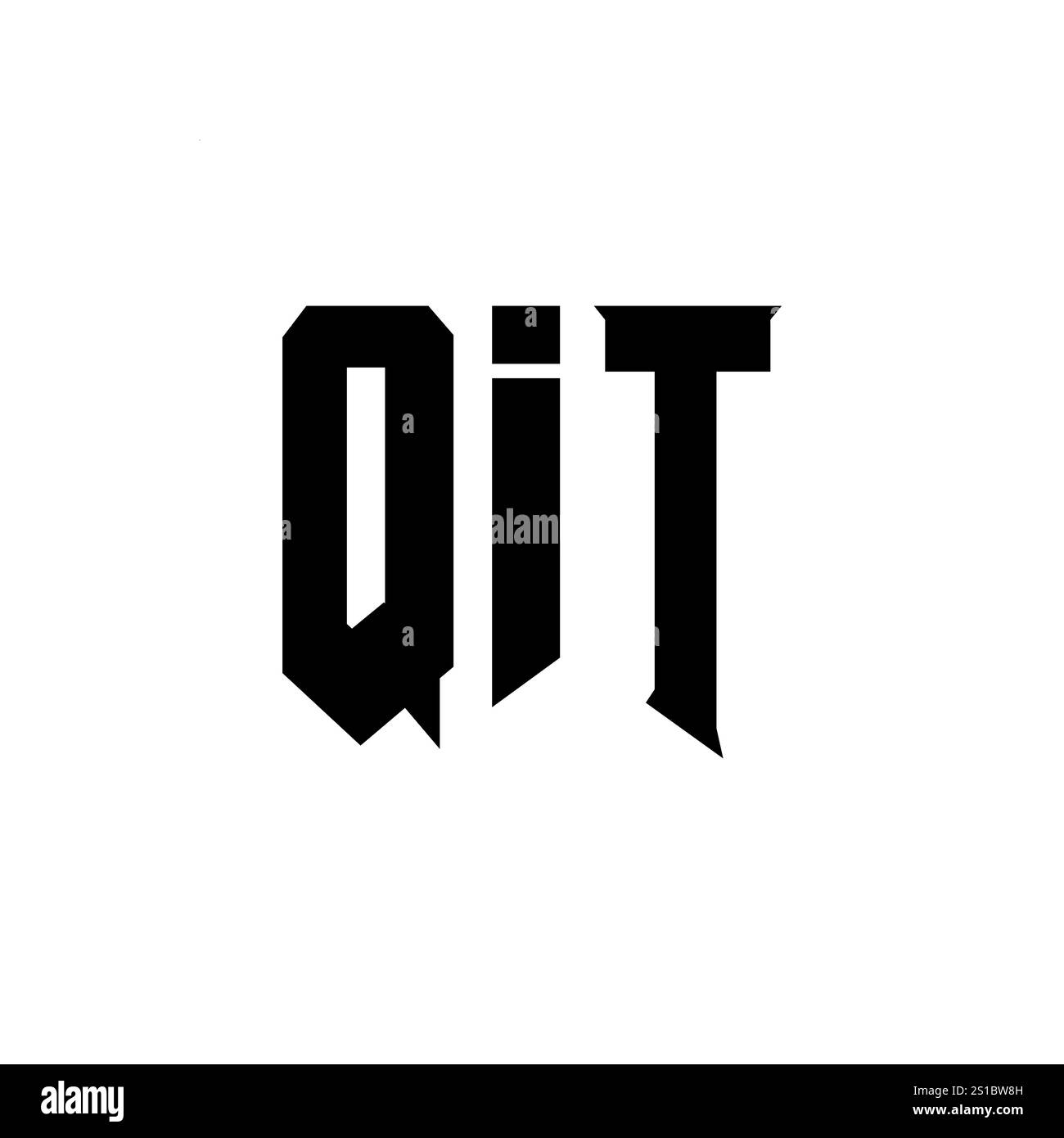 QIT letter logo design for technology company. QIT logo design black ...