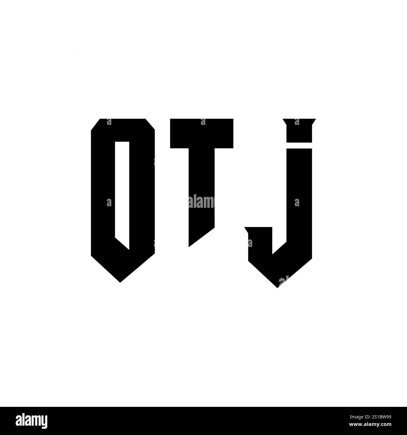 OTJ letter logo design for technology company. OTJ logo design black ...