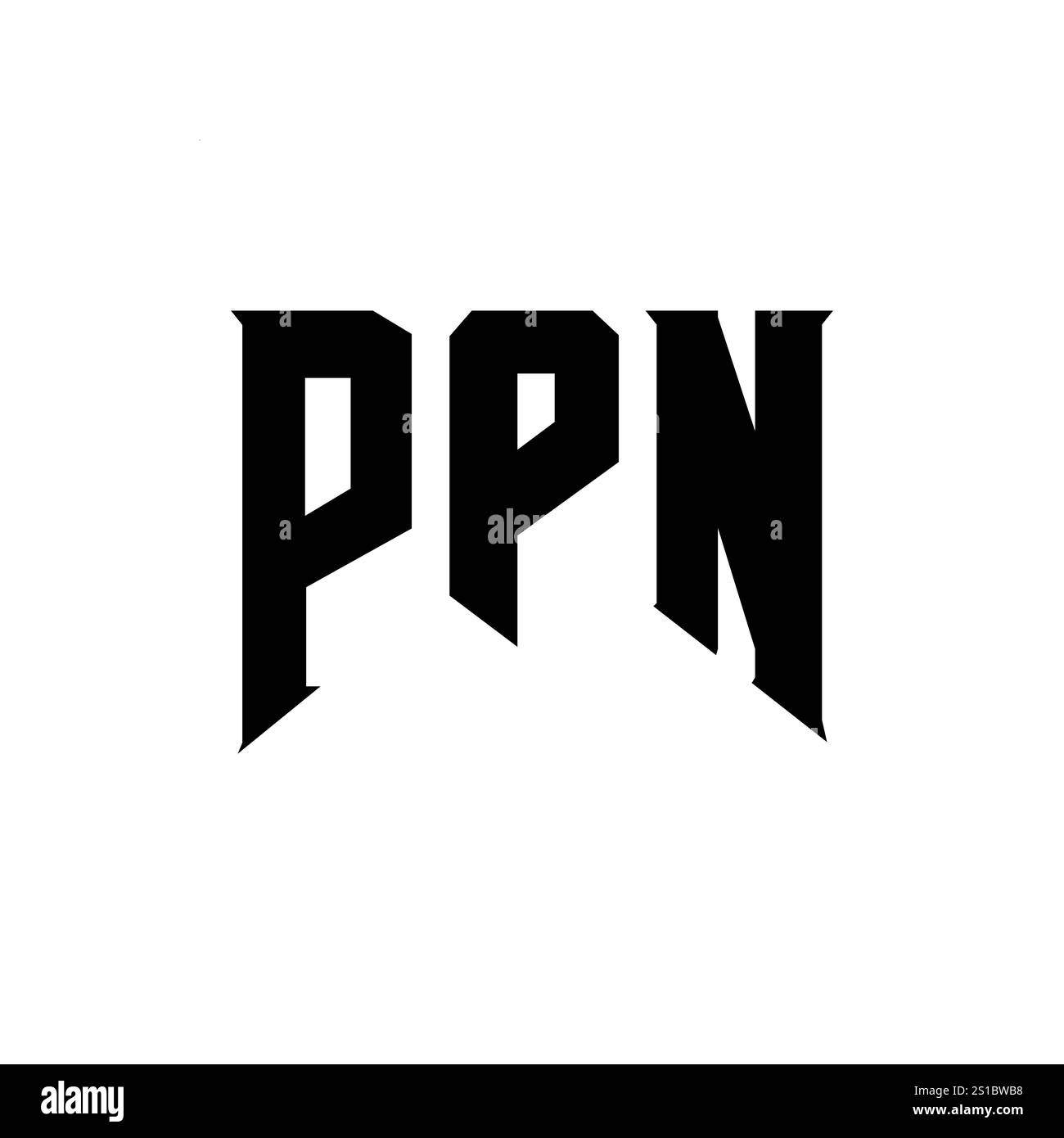 PPN letter logo design for technology company. PPN logo design black ...