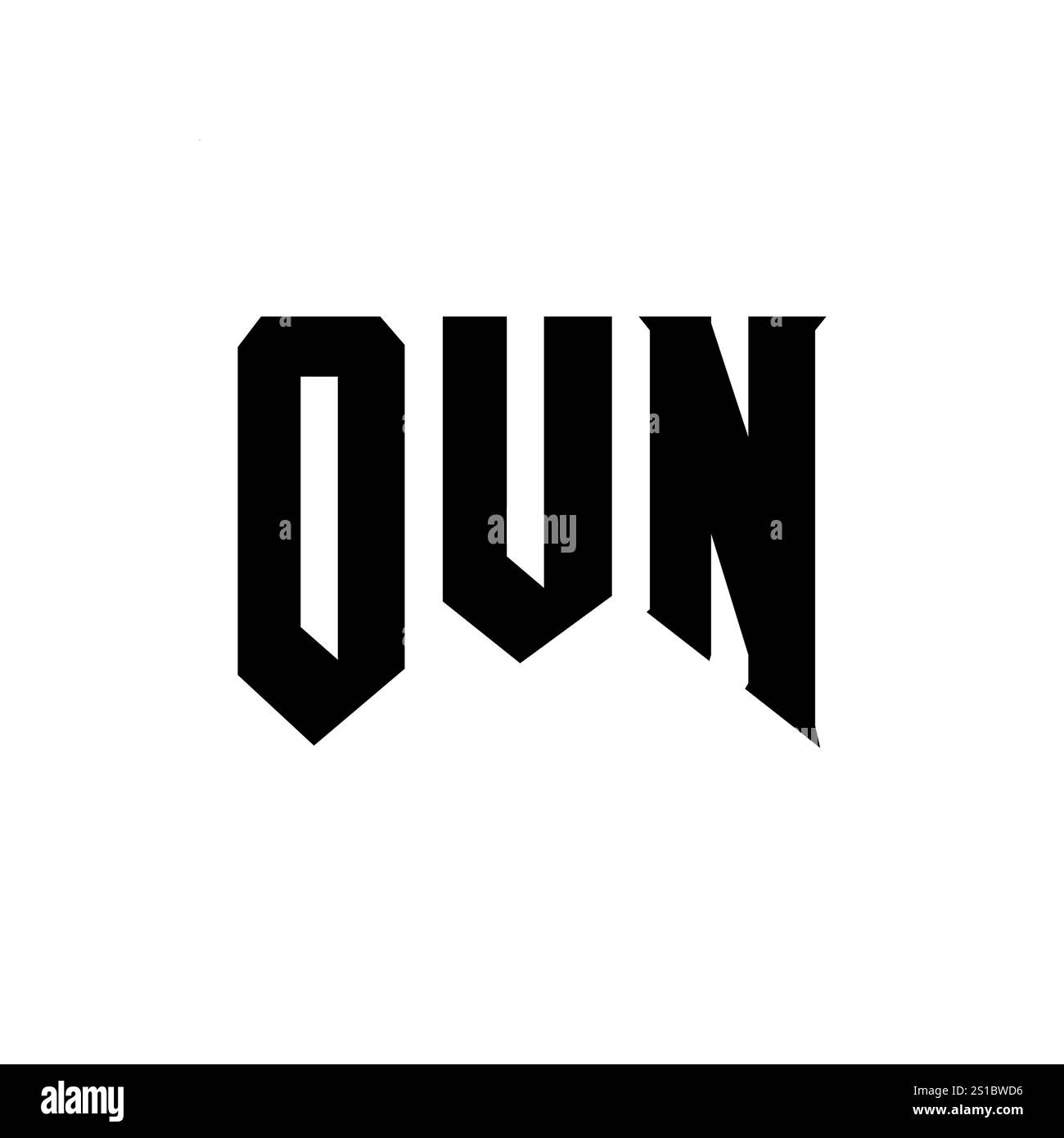 Oun logo design Black and White Stock Photos & Images - Alamy