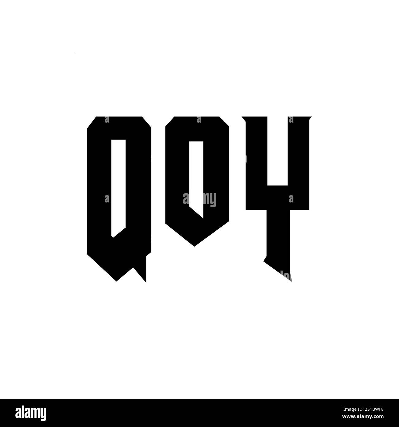 QOY letter logo design for technology company. QOY logo design black ...