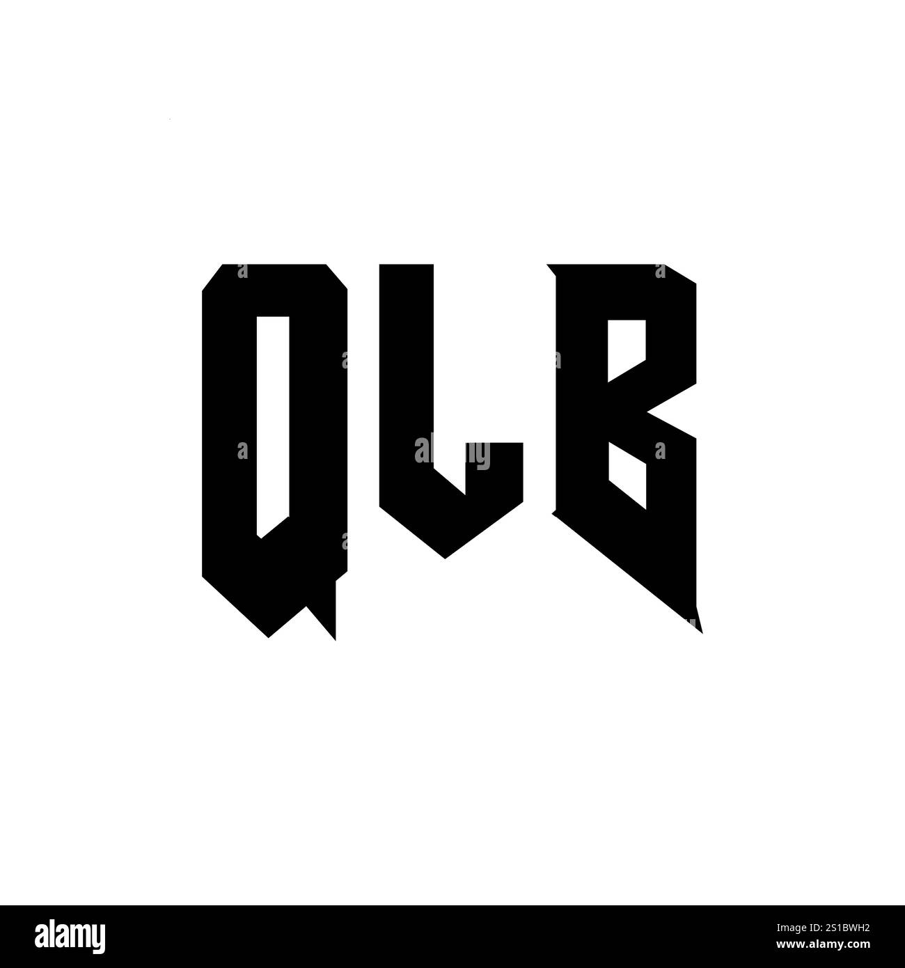Qlb logo design hi-res stock photography and images - Alamy