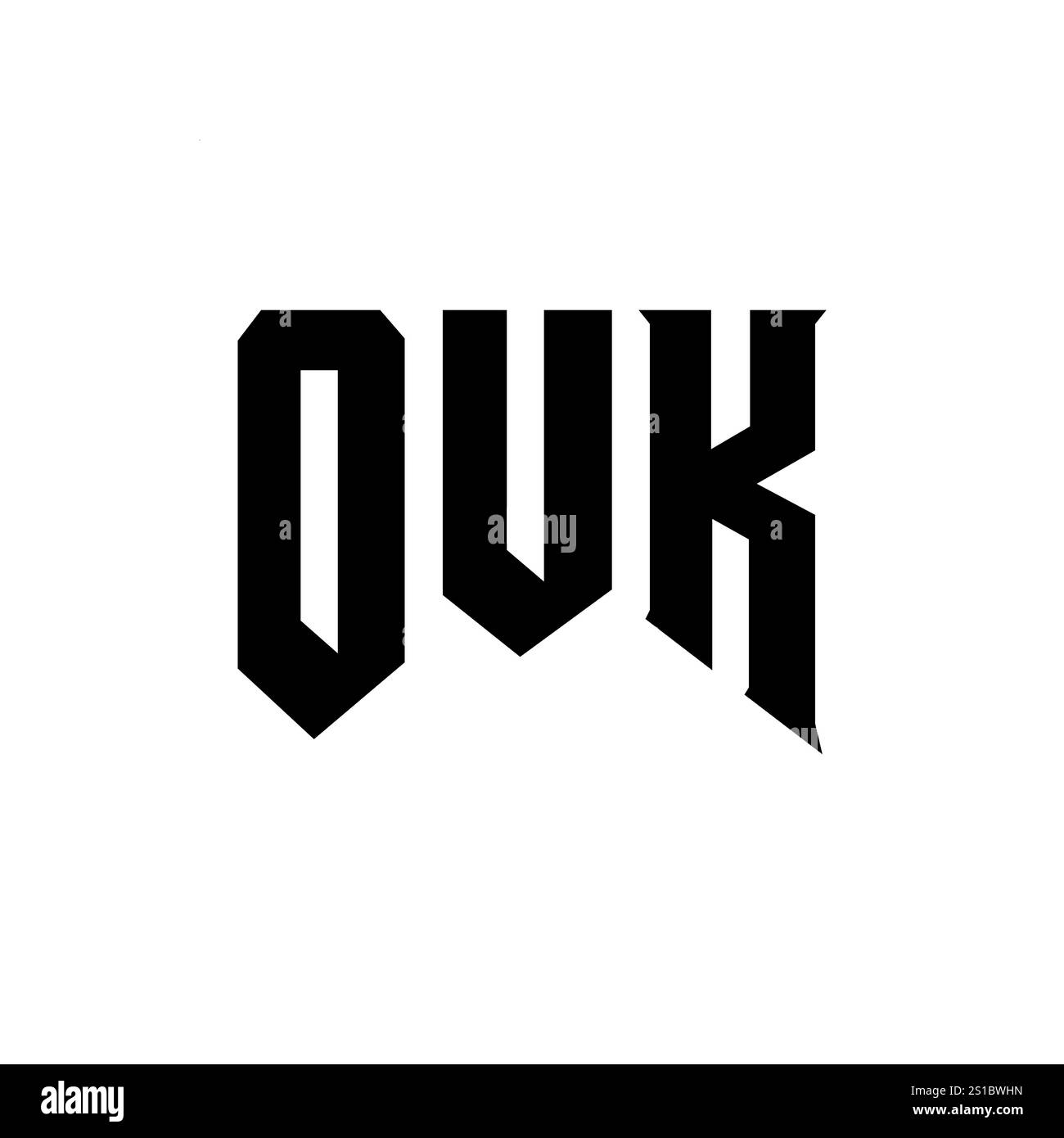 OUK letter logo design for technology company. OUK logo design black ...
