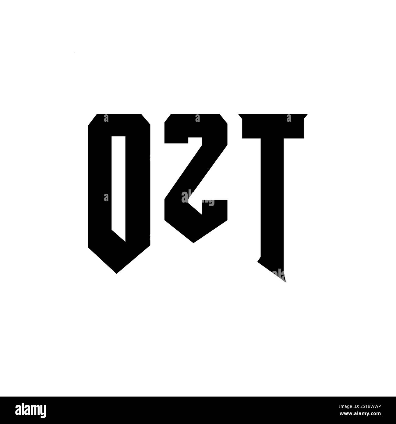 OZT letter logo design for technology company. OZT logo design black ...