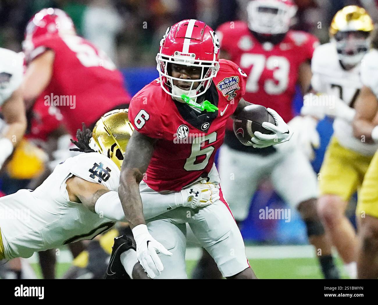 New Orleans, United States. 02nd Jan, 2025. Notre Dame wide receiver ...