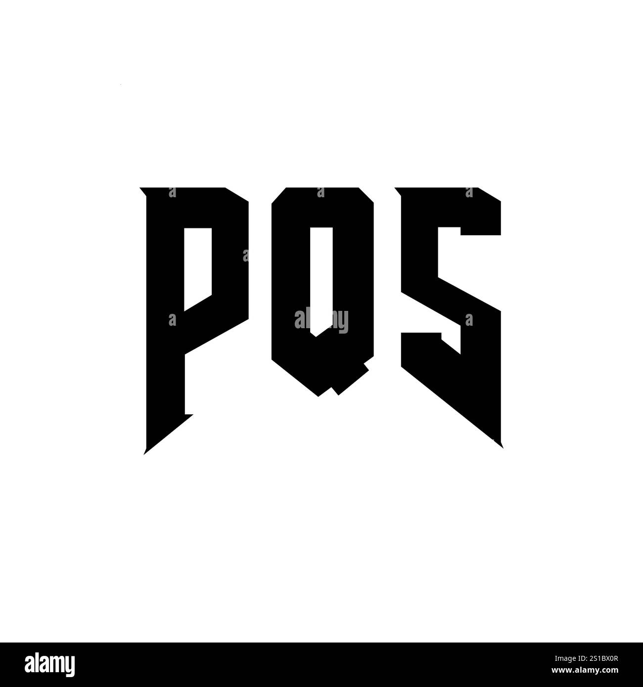 PQS letter logo design for technology company. PQS logo design black ...