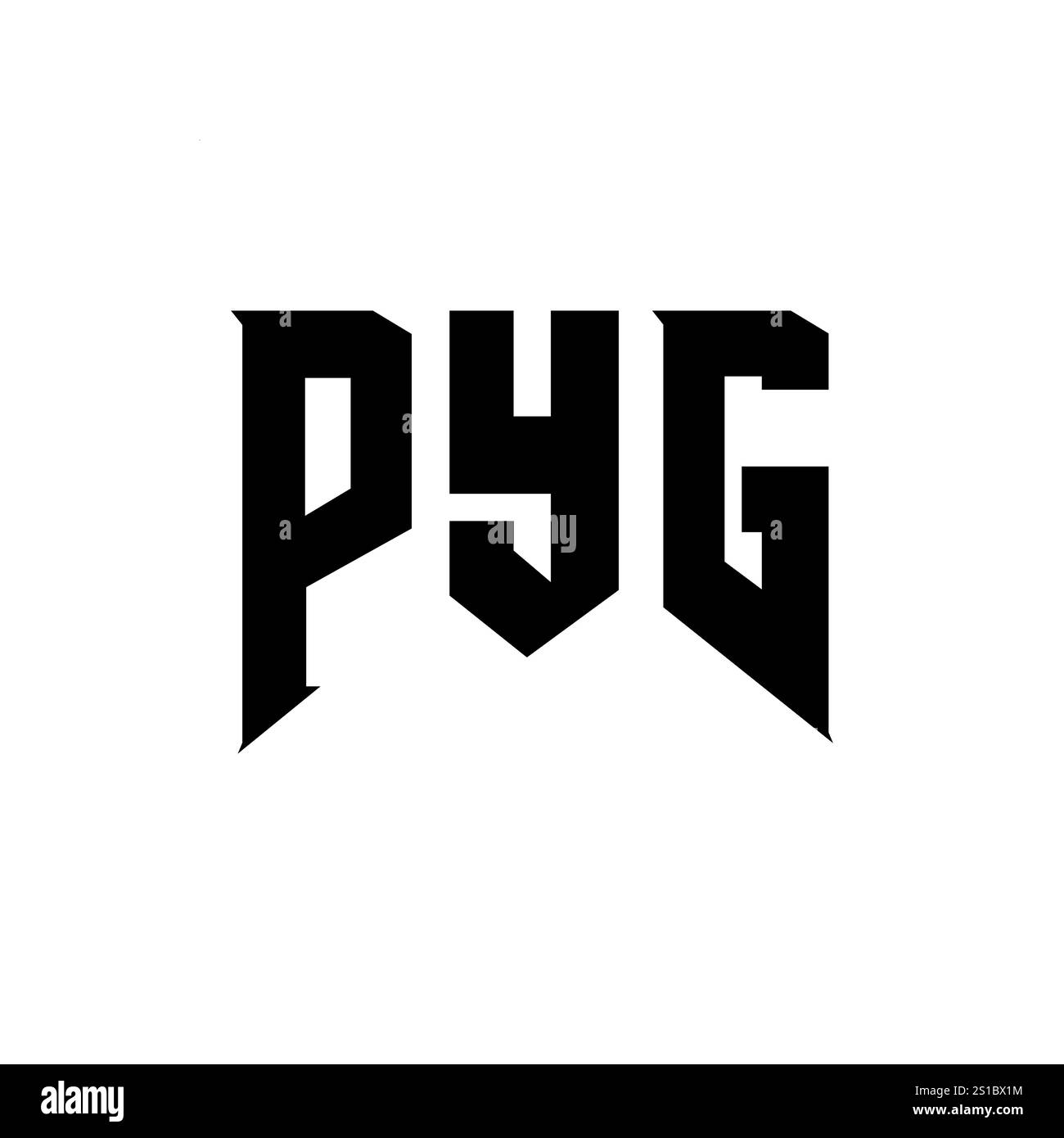 Pyg logo design hi-res stock photography and images - Alamy