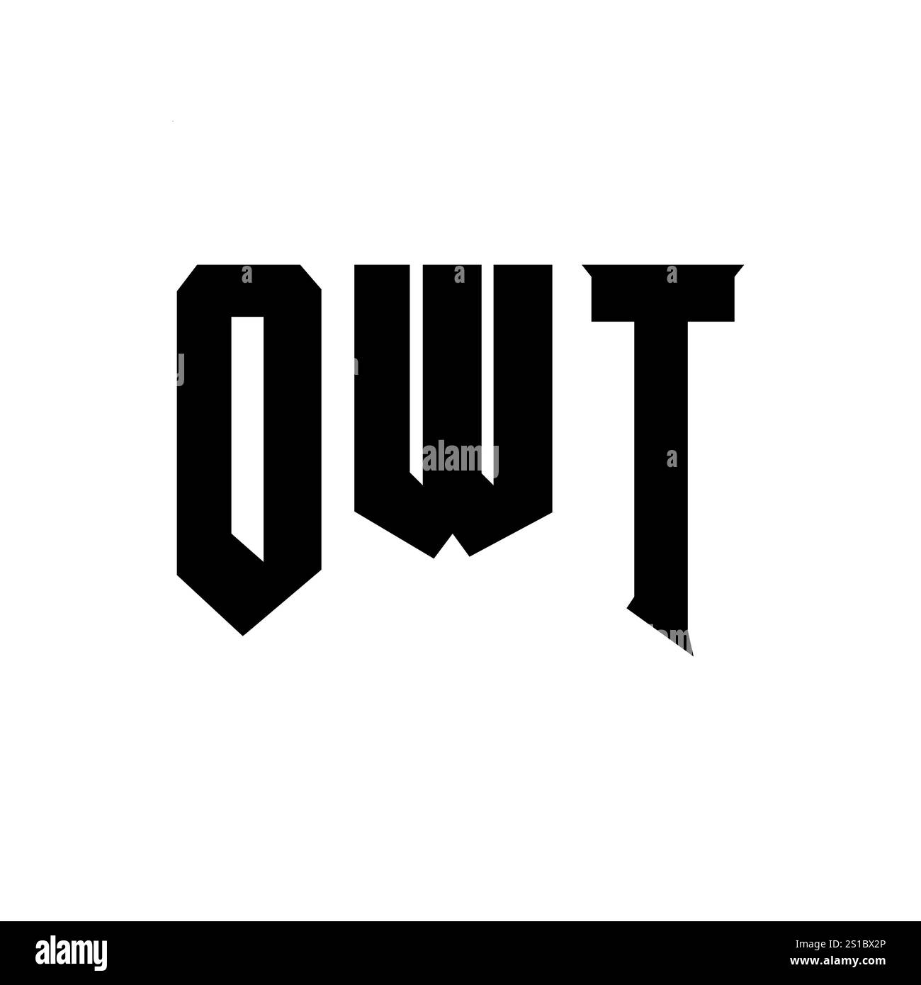 OWT letter logo design for technology company. OWT logo design black ...