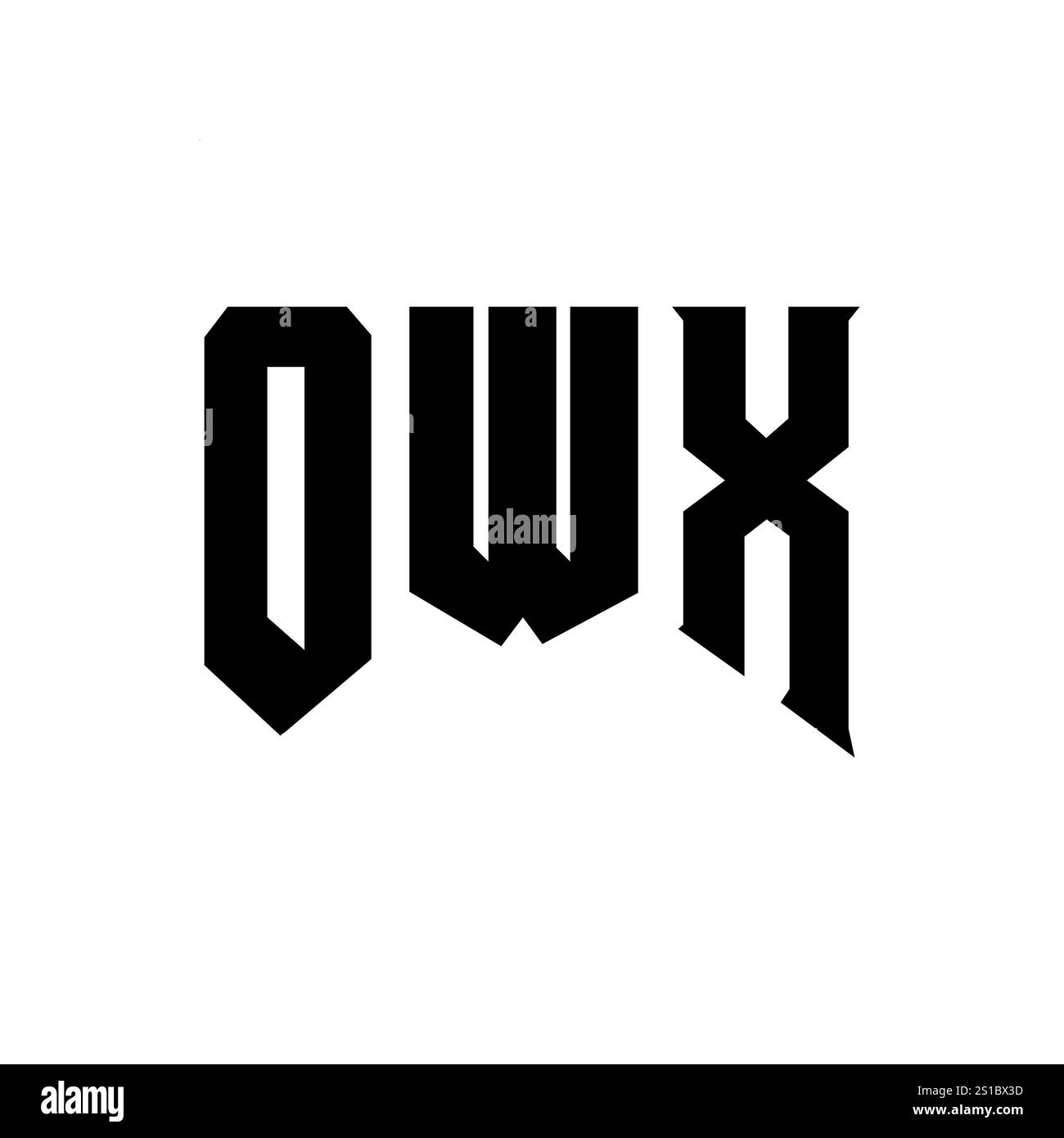 OWX letter logo design for technology company. OWX logo design black ...