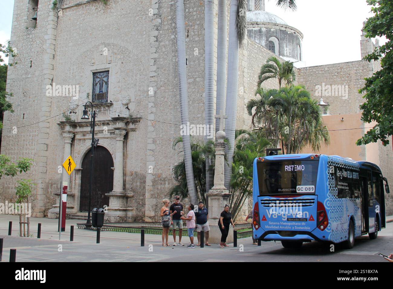 Merida, Yucatan, Mexico - Oct 27 2024: Buses of the Metropolitan ...