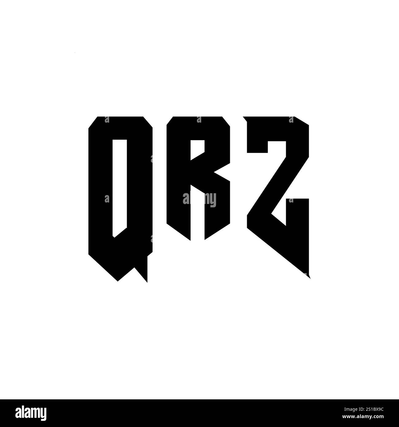 Qrz logo design hi-res stock photography and images - Alamy