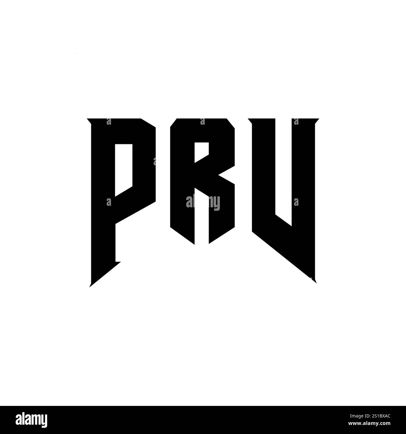 PRV letter logo design for technology company. PRV logo design black ...