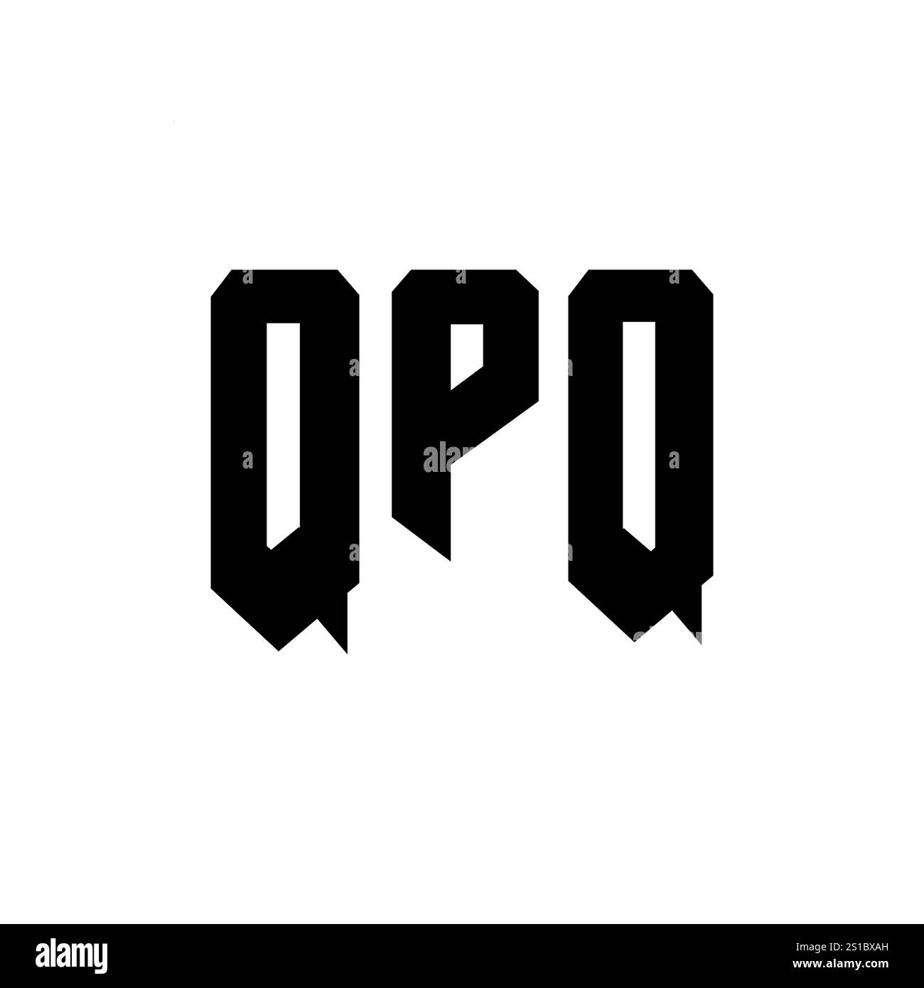 Qpq logo design hi-res stock photography and images - Alamy